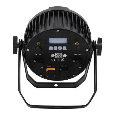 Cina Batteria esterna LED Par L IP65 Batteria impermeabile alimentata da 12x18w RGBWA UV 6 IN 1 Led Flat Par in vendita