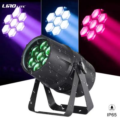 Cina IP65 impermeabile 7PCS RGBW 4-IN 1 LED 7*40W Stage Par Light DMX Controlle Muffato Uplight Party Wash Light Strobe in vendita