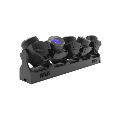 China 5 Koppen 5*120W RGBW LED en 120*0.5W RGB LEDs Buitenste cirkelbalk Led bewegende kop Te koop