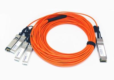 Cina QSFP28 al cavo ottico attivo 850nm di sblocco di 4x SFP28 misto per Manica in vendita