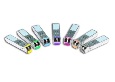 Cina Ricetrasmettitori ottici compatibili senza piombo di CWDM, modulo RoHS dello Sfp Gbic compiacente in vendita