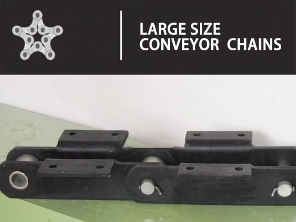 Shot Peening 40Cr Cranked Link Chain For Paver Load