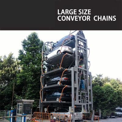 China Multi Level Vertical Garage Car Parking Chain 25.40mm To 101.60mm Pitch for sale