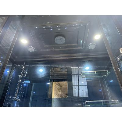 Cina Bagno con doccia a vapore in vetro temperato Massaggio idromassaggio da surf di lusso con vasca Jaucczi in vendita