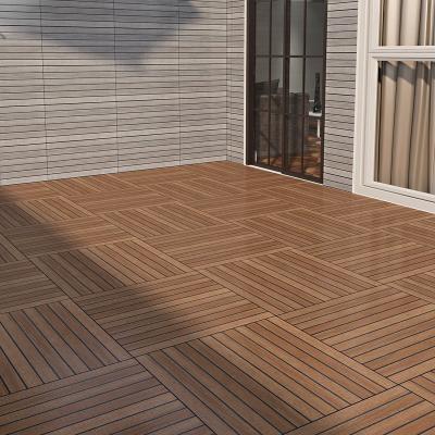Cina Mattonelle rustiche non di slittamento della porcellana di legno all'aperto del grano per il balcone del terrazzo dell'iarda del giardino del patio in vendita