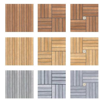 Cina Mattonelle rustiche non di slittamento della porcellana di legno all'aperto del grano per il balcone del terrazzo dell'iarda del giardino del patio in vendita