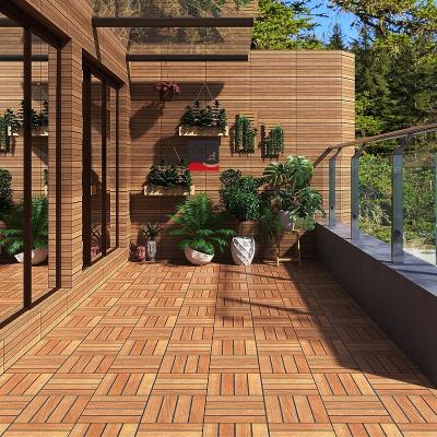 Cina Mattonelle rustiche non di slittamento della porcellana di legno all'aperto del grano per il balcone del terrazzo dell'iarda del giardino del patio in vendita