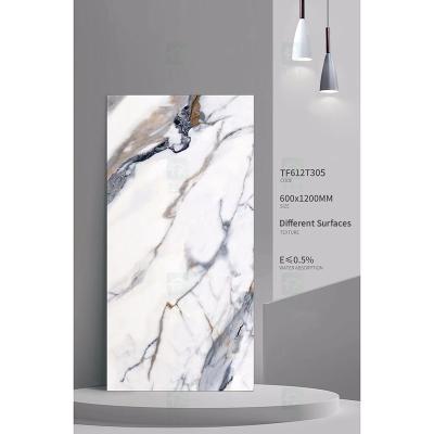 Cina Mattonelle rustiche di 600x1200 Matt Glazed Porcelain Tiles Marble della porcellana di pietra di lusso di sguardo in vendita