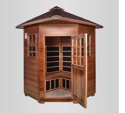 Cina Sauna all'aperto del vapore della cabina del giardino, stanza di legno all'aperto di sauna in vendita