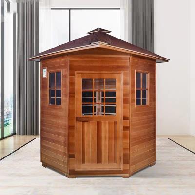 Cina Sauna all'aperto del vapore della cabina del giardino, stanza di legno all'aperto di sauna in vendita