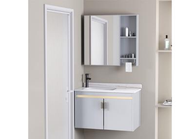 China Gabinetes modernos simples de la vanidad del cuarto de baño del lavabo del nuevo del diseño solo cajón del fregadero en venta