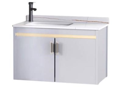 China Gabinetes modernos simples de la vanidad del cuarto de baño del lavabo del nuevo del diseño solo cajón del fregadero en venta