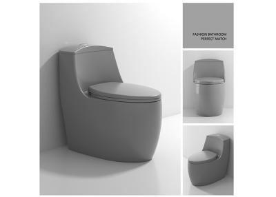 Cina Il Wc lustrato bianco dell'un pezzo solo si raddoppia articoli sanitari ceramici della ciotola di sciacquone della trappola a livello di S in vendita