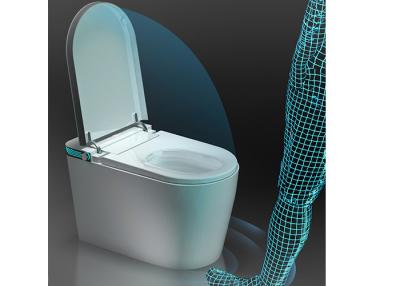 Cina Elementi sanitari automatici degli articoli, ciotola di toilette ceramica intelligente del Wc del bagno nero in vendita