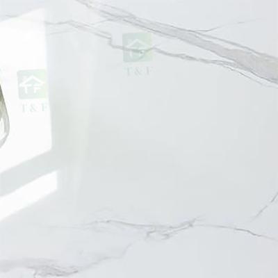 Cina Alte piastrelle per pavimento lucide della porcellana di sembrare di marmo bianco 60x60cm antisudicio in vendita