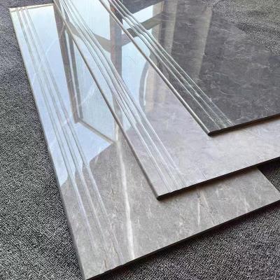 Cina la porcellana di marmo di sguardo di 1200*470mm piastrella le mattonelle lustrate di punto della scala del pavimento lucidate ente completo in vendita