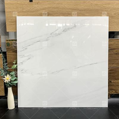Cina 600x600mm Piastrelle di porcellana in marmo bianco standard per pavimenti in vendita