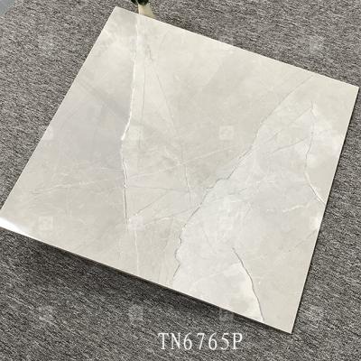 Cina Corpo intero Grigio Colore Marmo Aspetto Porcellana Piastrelle lucide Per Pavimento Interno E Parete in vendita