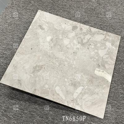 Cina Corpo intero Grigio Colore Marmo Aspetto Porcellana Piastrelle lucide Per Pavimento Interno E Parete in vendita