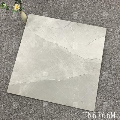 Cina Bianco colore marmo look porcellana piastrelle rustiche per camera da letto o cucina in vendita