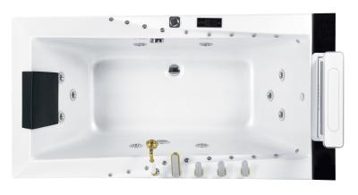 Cina Vasca calda indipendente della vasca di Jacuzzi del bagno dello scolapiatti 1950x1300x780mm in vendita
