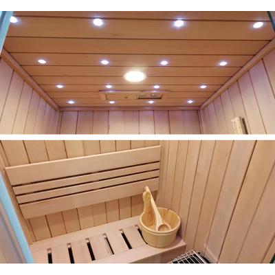 Cina Legno canadese tradizionale della cicuta di essiccatoio a vapore della stanza infrarossa dell'interno di sauna in vendita
