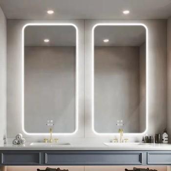 Cina Insiemi impermeabili dell'hardware del bagno, anti regolatore della luminosità dello specchio del bagno di Smart LED della nebbia in vendita