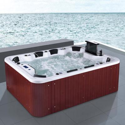 Cina vasca di Jacuzzi del bagno 240V, vasca calda 5 persone del mulinello dell'interno 5.5KW in vendita