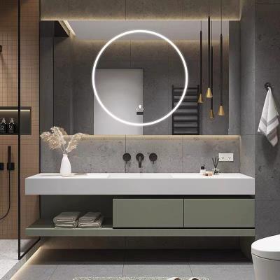 Cina Unità di vanità del bagno del compensato, Governo di galleggiamento di vanità del controsoffitto dell'ardesia in vendita