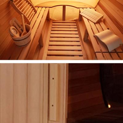 Cina Base di plastica di rinforzo fibra di vetro rossa di Cedar Sauna Wooden Steam Room in vendita