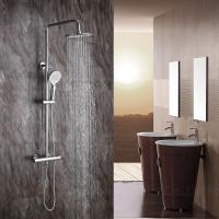 China Bathroom Rain Mixer Shower Combo Set Temperature Control Rainfall Shower Unit for sale
