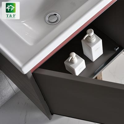 Cina La parete bianca dello specchio dei gabinetti del lavandino di stile europeo ha appeso la vanità moderna del bagno delle unità del gabinetto in vendita