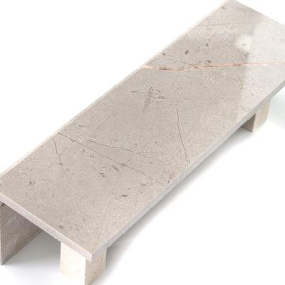 Cina All'aperto dell'interno della scala di punti del marmo bianco resistente all'acido delle mattonelle in vendita