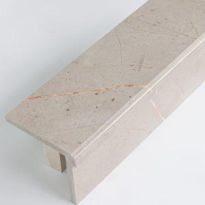 Cina All'aperto dell'interno della scala di punti del marmo bianco resistente all'acido delle mattonelle in vendita