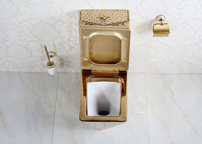 Cina Sifone che arrossisce la ciotola di sciacquone del bagno, sciacquone occidentale di un pezzo di forma del diamante in vendita