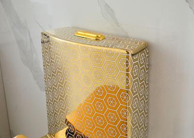 Cina Toilette occidentale di un pezzo ceramica dell'oro della ciotola di toilette del bagno dell'OEM di T&F in vendita