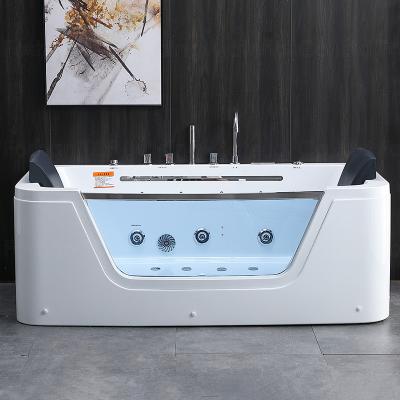 Cina Massaggio combinato della vasca dell'interno della Jacuzzi di 1 persone con il doppio cuscino in vendita