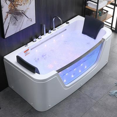 Cina Massaggio combinato della vasca dell'interno della Jacuzzi di 1 persone con il doppio cuscino in vendita