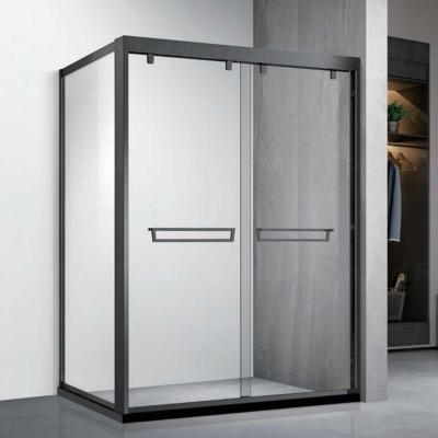 Cina La recinzione lucidata 8mm della doccia del bagno ha temperato la cabina di vetro della doccia in vendita