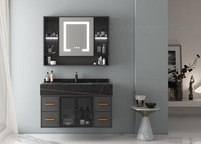 Cina Specchio d'argento di lusso moderno del Governo HD Smart LED di Hung Floating bagno Vanity Units della parete in vendita