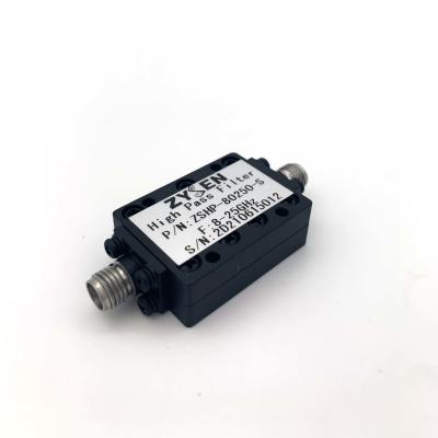 Cina 8 al filtro passa-alto 10W da a microonde 25GHz hanno sospeso il filtro da Stripline del substrato in vendita