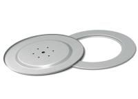 China 0.4-0.8mm Thickness Filter End Caps , Hydrophobic Air Filter Cover for sale