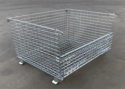 China Opslag die 6mm de Doos van de de Kooiomzet van de Metaalpallet het Plastic Bespuiten vouwen Te koop