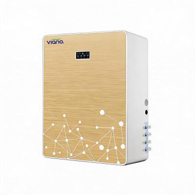 China Slim Cabinet RO Water Purifier Vertical Filtration With Glass Panel for sale