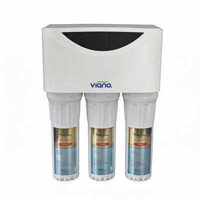 China Full Enclosure Undersink RO Water Purifier With Groove Panel for sale