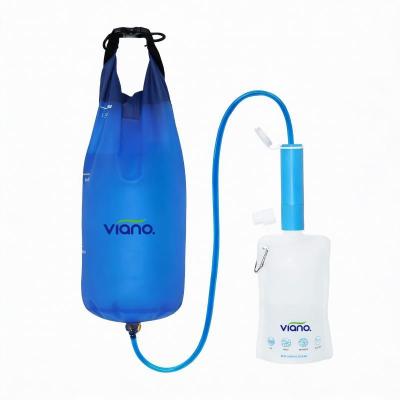 China UV Sterilization Outdoor Gravity Water Filter With 6 Stage Filtration for sale