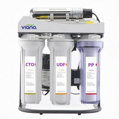 China UV Sterilization Under Sink RO Water System 5 Stage With 3.0G Pressure Tank for sale
