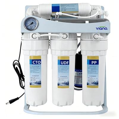 China 6-Stage Under Sink RO Water Purifier With UV And Alkaline Filter for sale