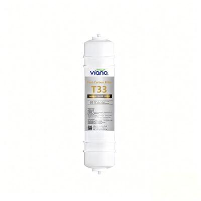 China T33 Post Carbon Filter Cartridge – Taste Improvement And Odor Removal for sale