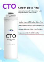 China CTO Carbon Block Filter Replacement for Water Systems for sale